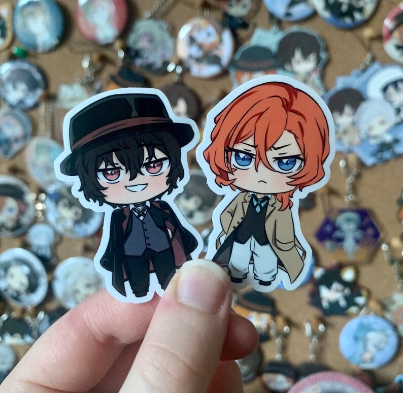Bungou Stray Dogs BSD Inspired Stickers / Chuuya / Dazai / - Etsy UK