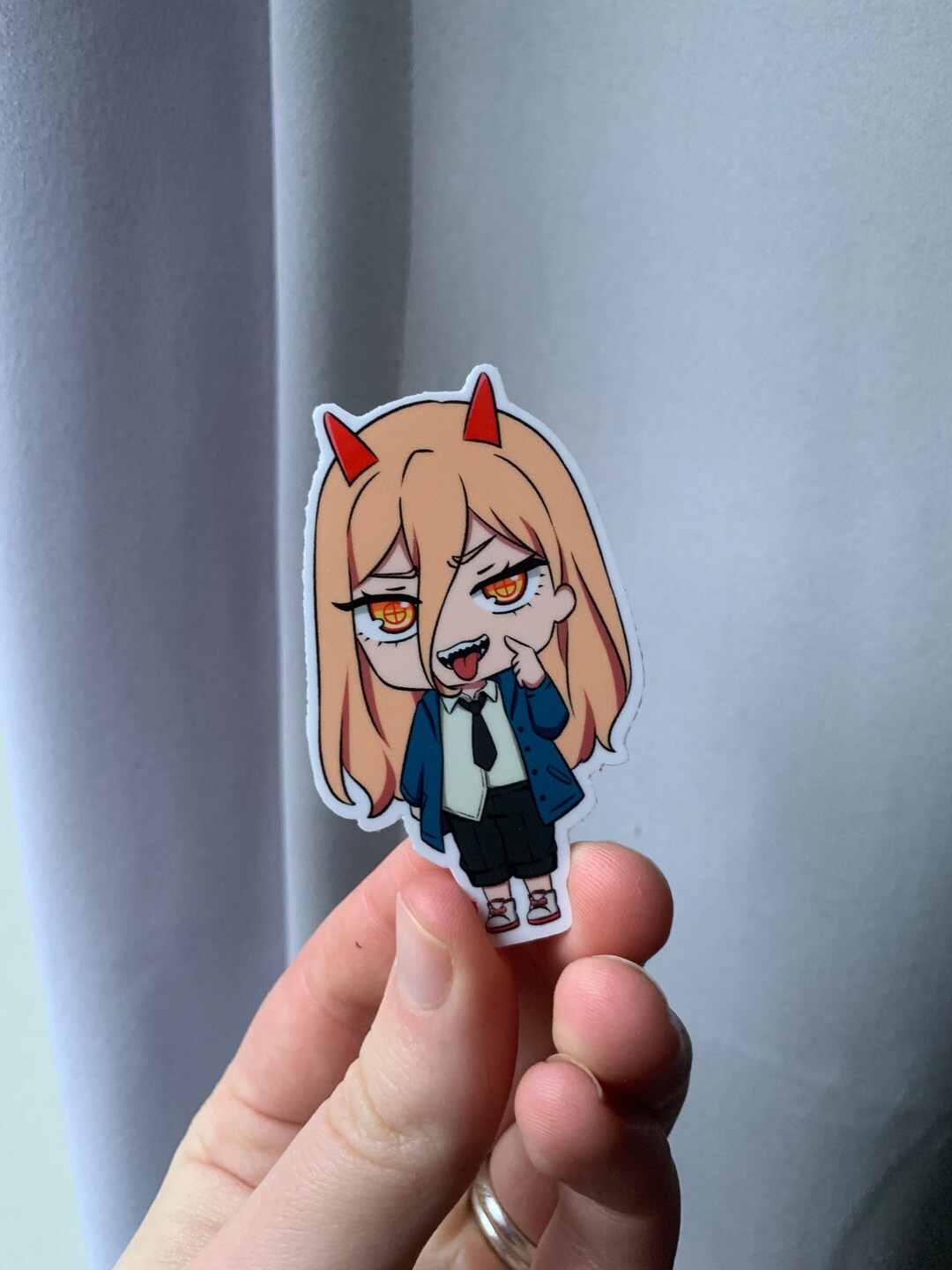 CSM Stickers / Blood Fiend / Demon / Chibi Style Anime - Etsy
