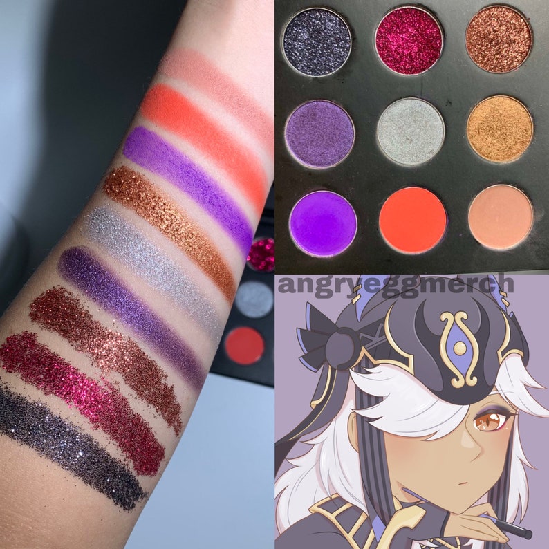 Genshin Impact Cyno Inspired Makeup Palette / Eye Shadow - Etsy