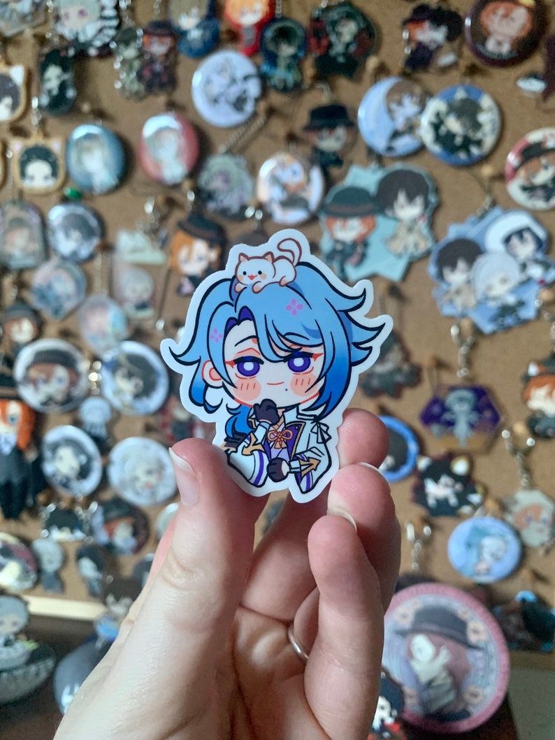 Genshin Impact Cat Stickers / Ayaka / Ayato / Kamisato - Etsy