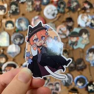 Bungou Stray Dogs BSD Inspired Stickers / Chuuya / Cat - Etsy