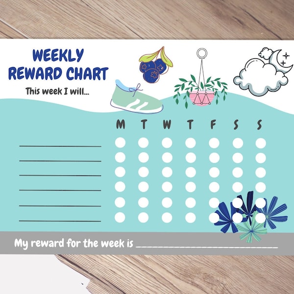 Adult Reward Chart - Etsy