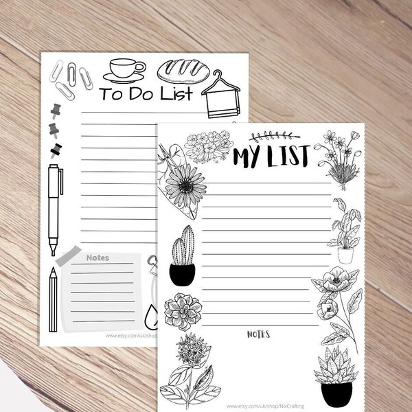 Pretty Task Tracker - Etsy