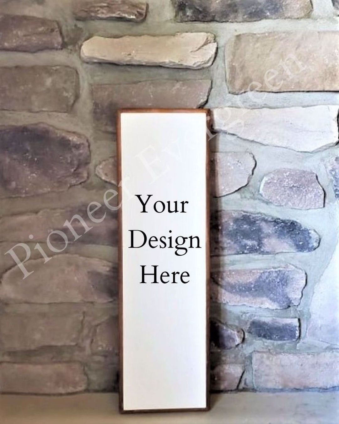 Vertical Wood Frame Mockup,modern Poster Mock Up,minimalist Digital ...