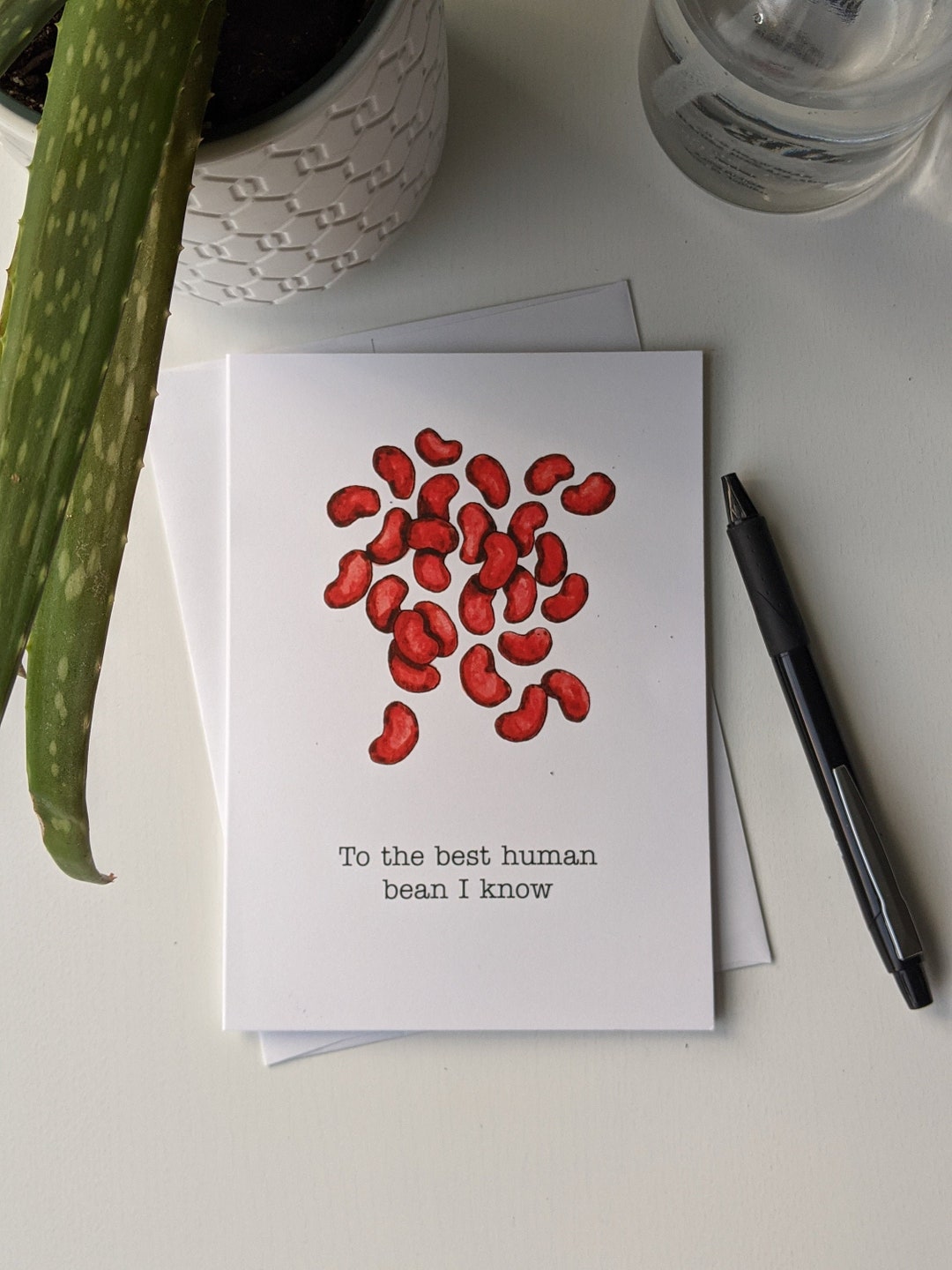 Best Human Bean Kidney Beans Handmade Greeting Cards - Etsy