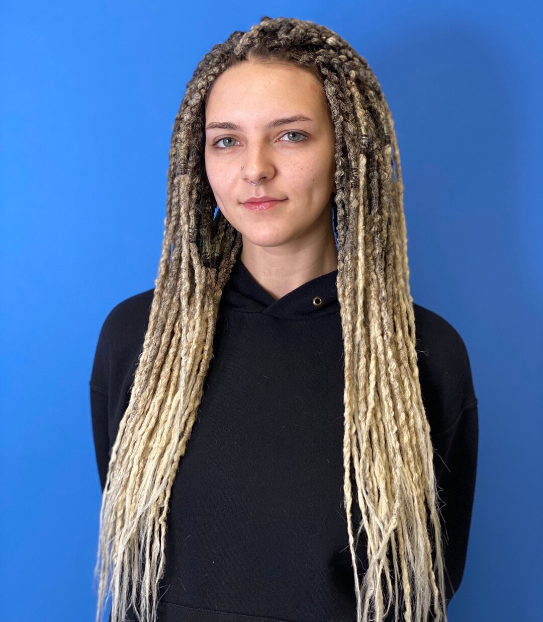 Dreadlocks Blonde Ombre Full Set DE / SE - Synthetic Dreads Hair ...