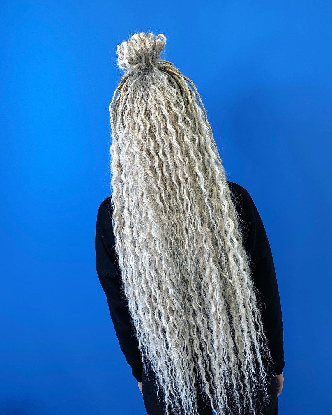 Wavy Dreadlocks Hair Extensions Synthetic Crochet Curly Dreads - Etsy