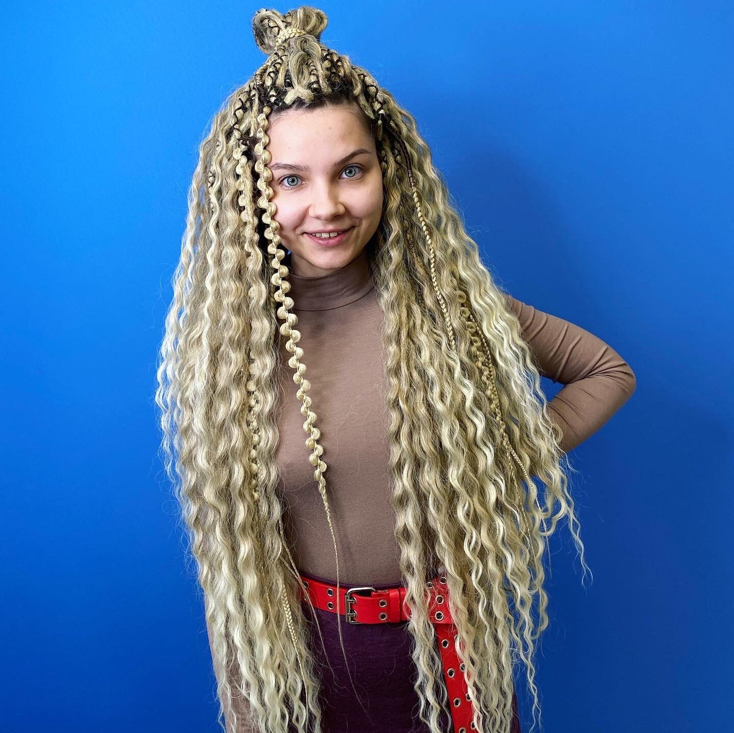 Colorful Curly Dreadlocks Hair Extensions Synthetic Crochet - Etsy