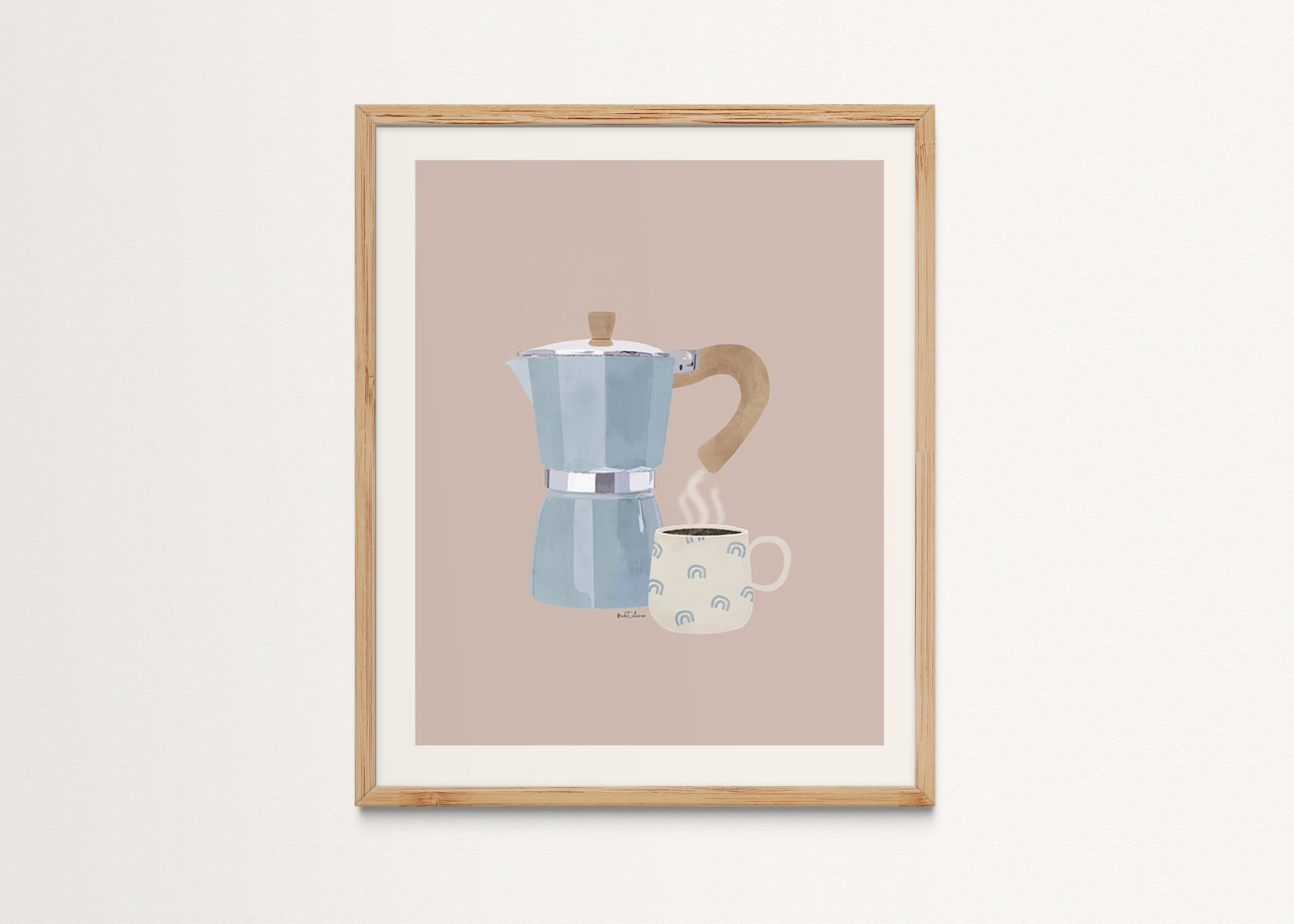 Coffee Art Print, Wall Art, Neutral Wall Art, Boho Decor, Home Decor ...