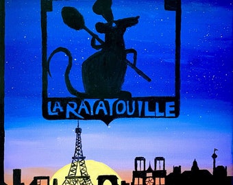 Ratatouille Sign Painting - Etsy
