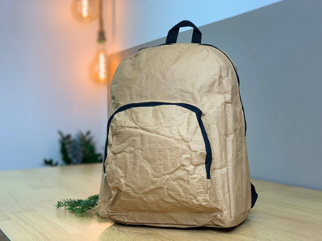Backpack Made of Kraft Paper / Customizable / Printable / Reusable ...