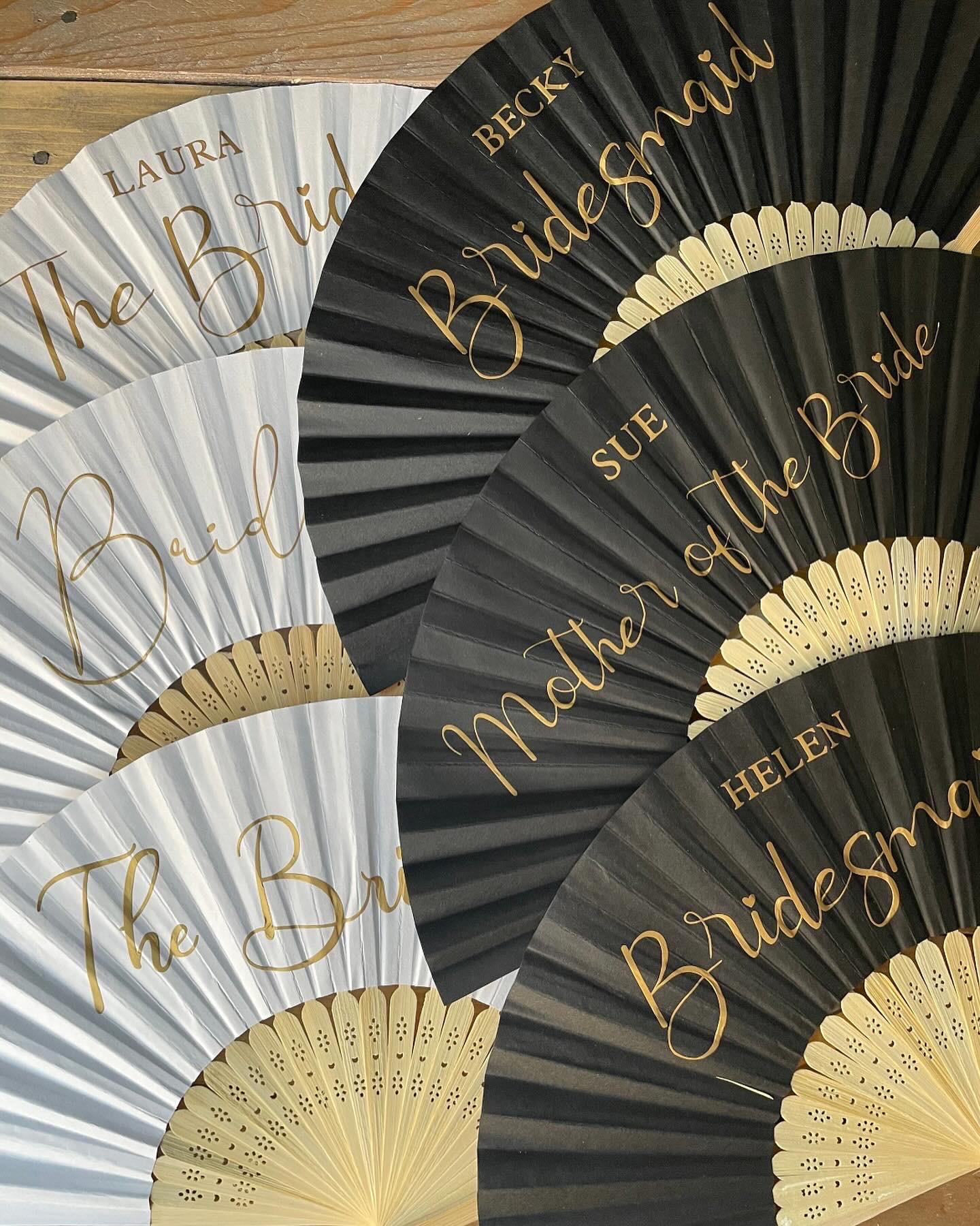 Personalized Wedding Paper Fan, Bride Gift, Hen Party - Etsy UK