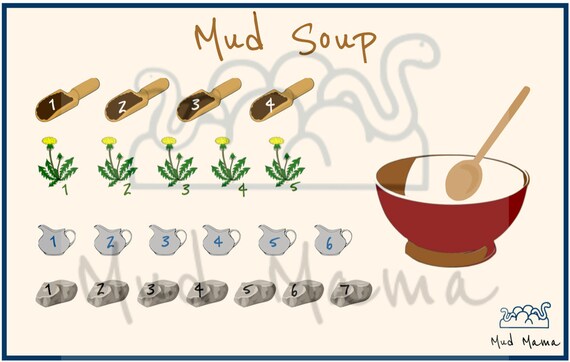 Mud Soup Recipe Card Download | Etsy