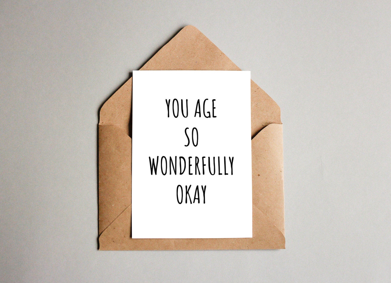 PRINTABLE Birthday Card / Print at Home Birthday Card / Funny Birthday ...