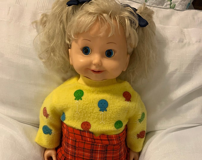 Vintage Cricket Doll 1986 Cassette Player 3 Cassettes Original Clothing ...