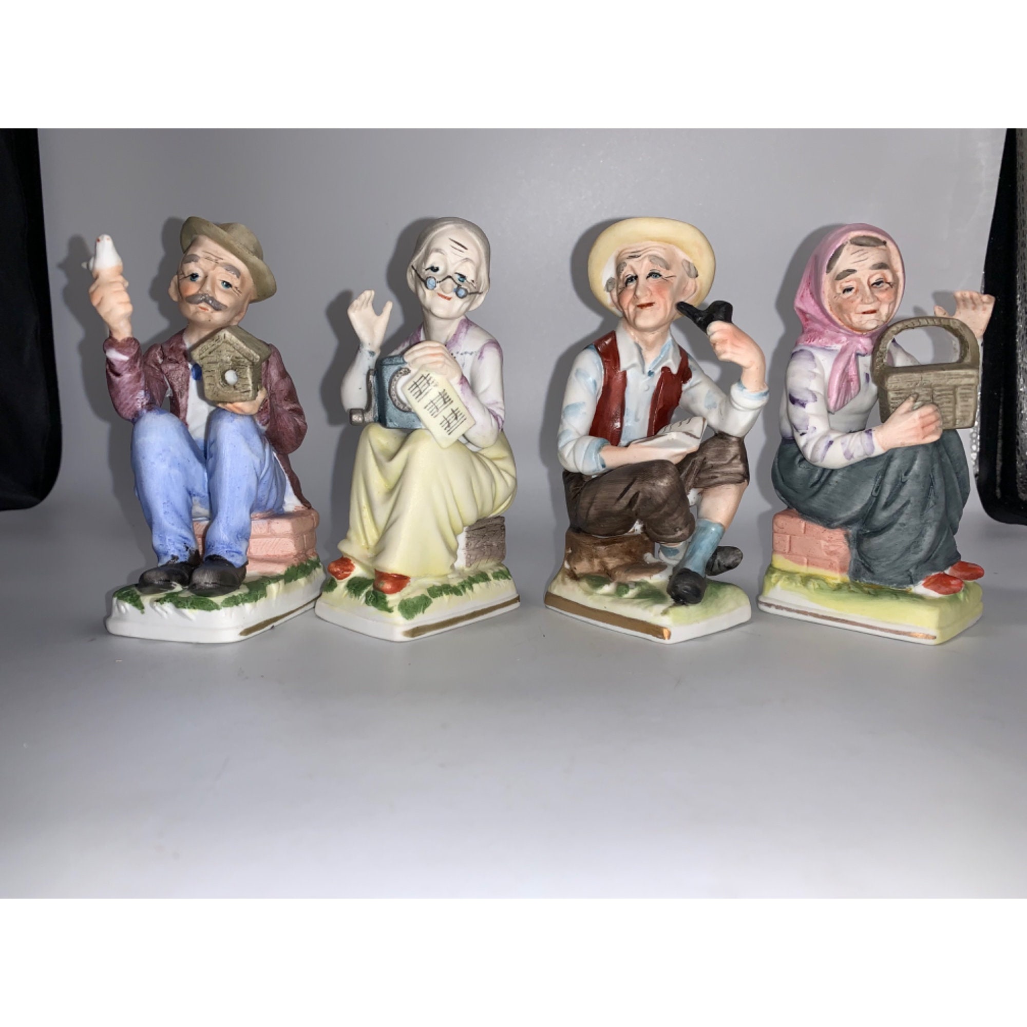 Old People Figurine - Etsy