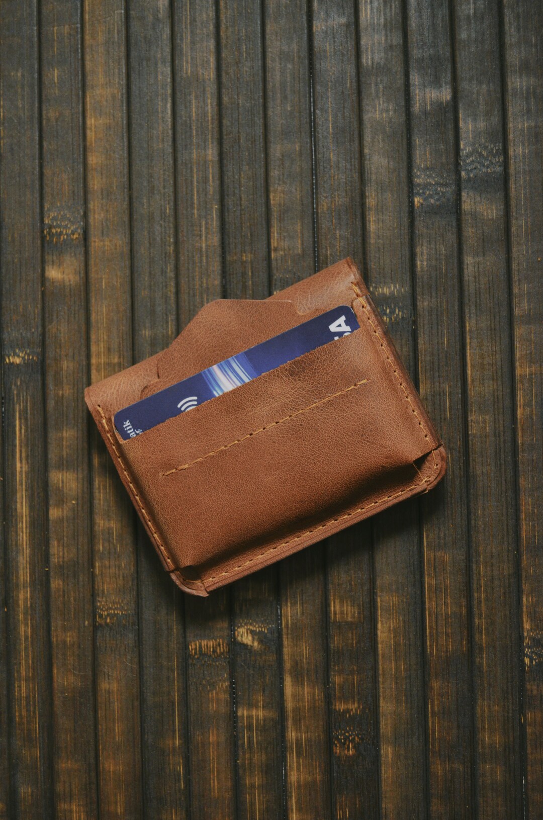 Unique Practical Card Holder, Handmade Genuine Leather Wallet, Handmade ...