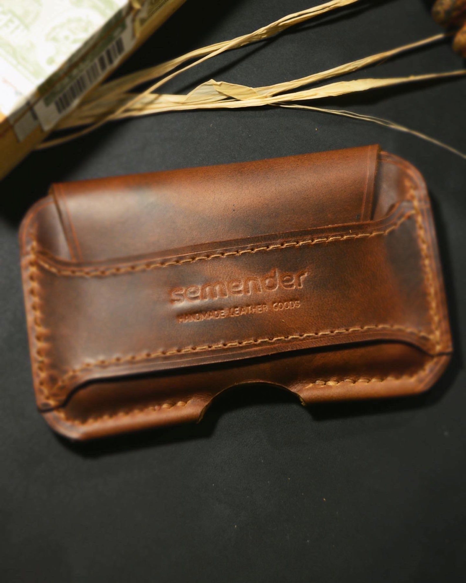 Simple and Practical Card Holder Handmade Genuine Leather - Etsy
