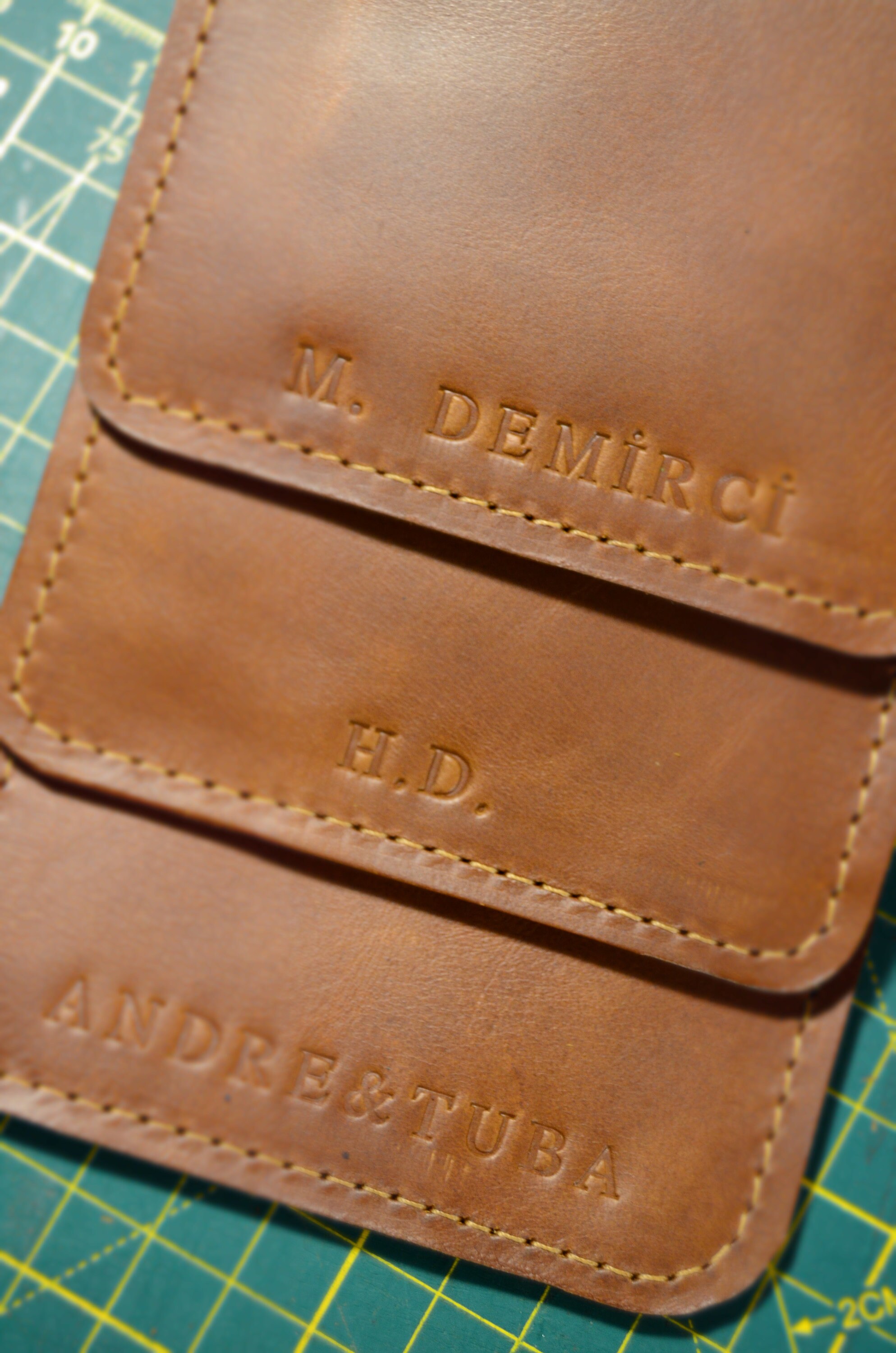 Simple and Practical Card Holder, Handmade Genuine Leather Wallet ...