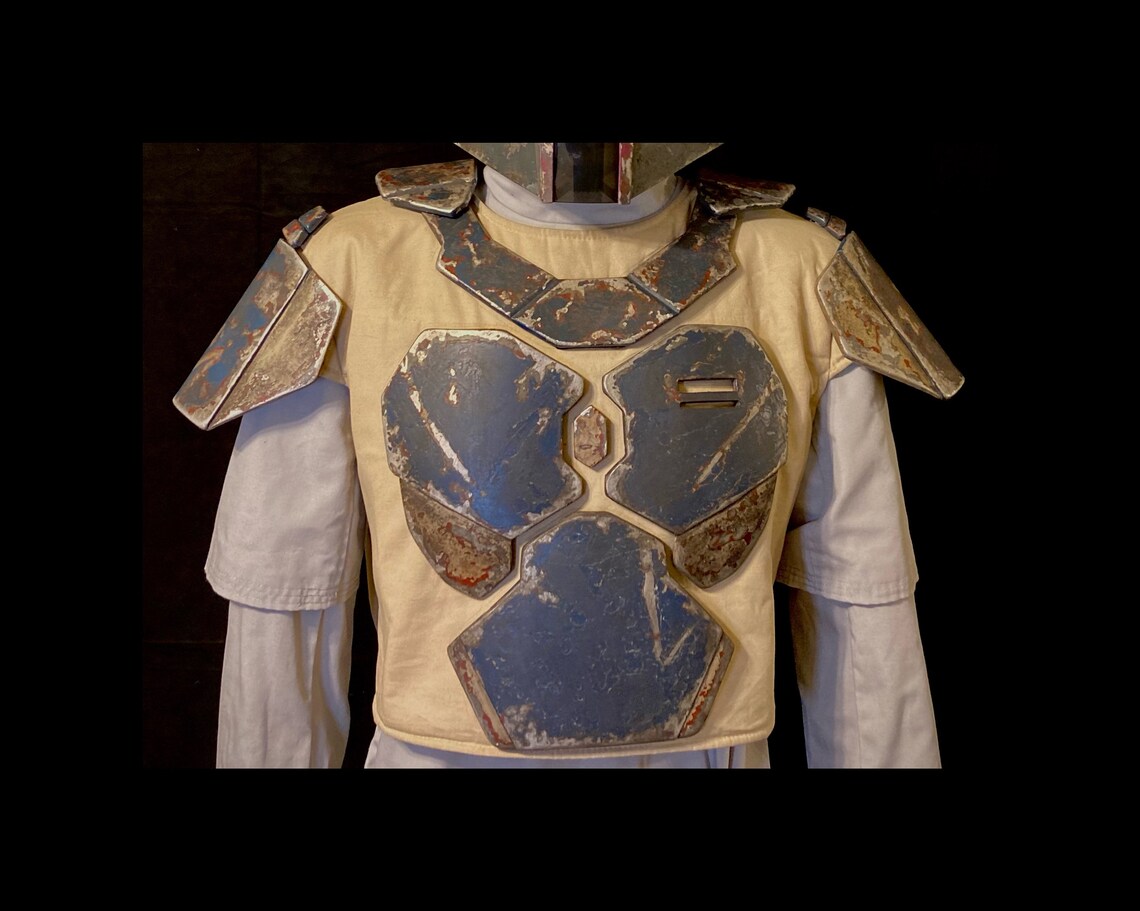 Mandalorian Armor. Battle Worn Cuirass, Back, Neck, Collars & Shoulders ...