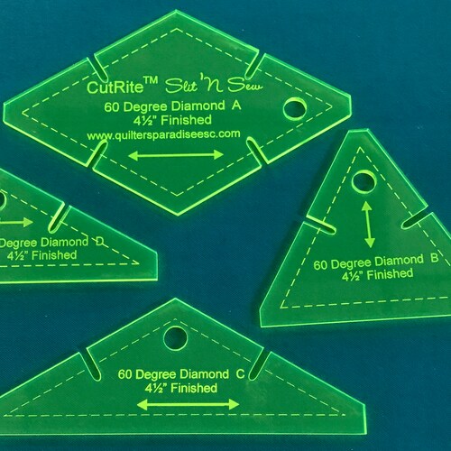 Cutrite Slit 'N Sew Double Wedding Ring Template Set - Etsy