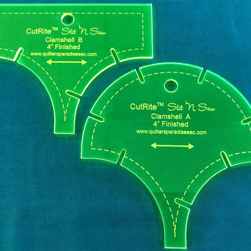 Cutrite Slit 'N Sew Double Wedding Ring Template Set - Etsy