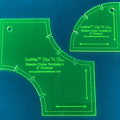 Cutrite Slit 'N Sew Double Wedding Ring Template Set - Etsy