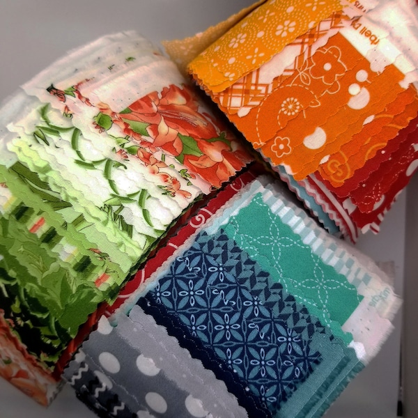 Fabric Scrap Bag - Etsy