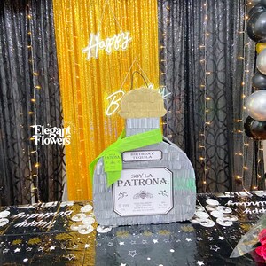 Tequila Patron Pinata, Bottle Tequila, Pinata Patron, Pinata Mexicana ...