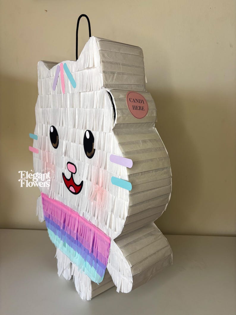 Gabby Dollhouse Pinata, Pinata Cakey Cat, Pinata Kitty Cupcake, Gabby ...