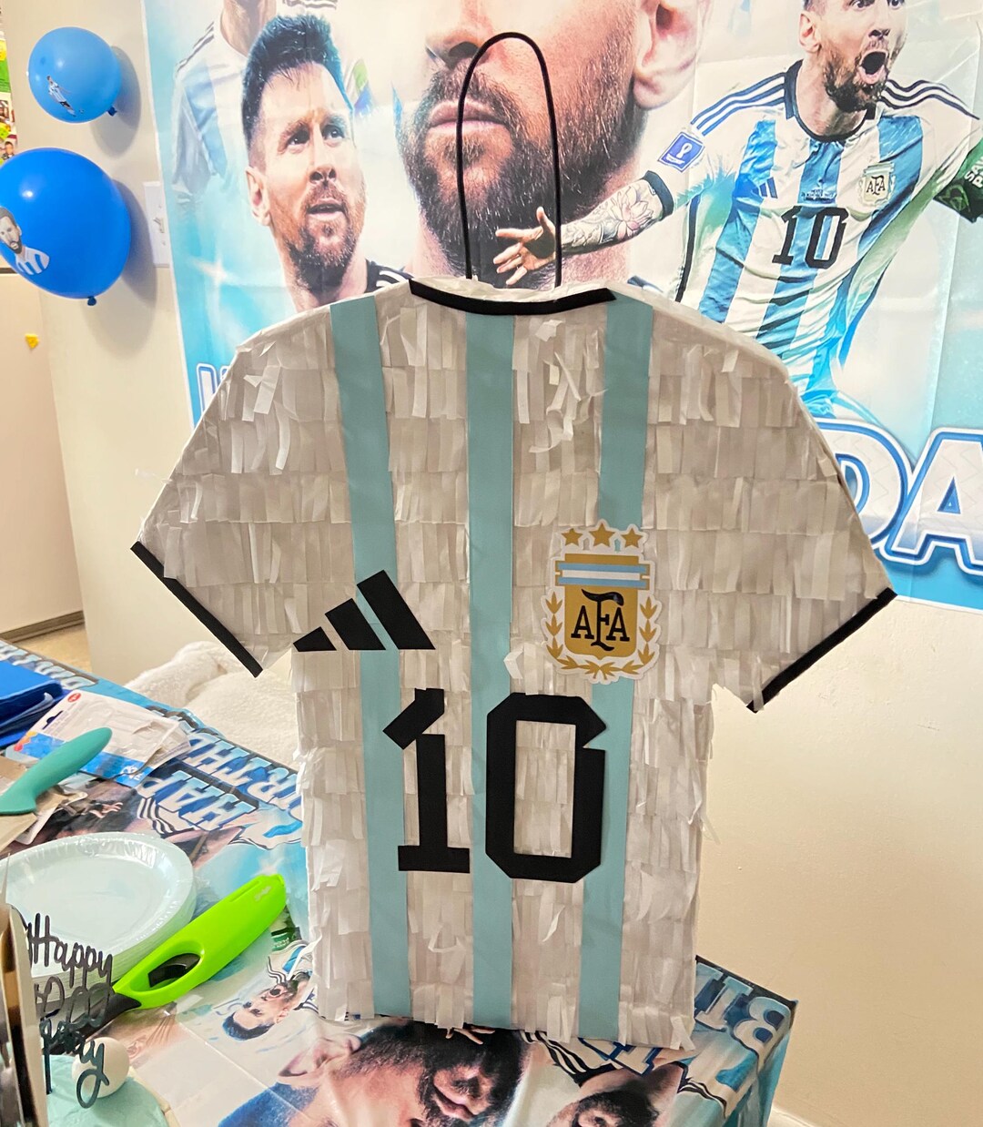 Pinata Camisa De Leonel Messi, Pinata Camisa De Argentina, Pinata De ...