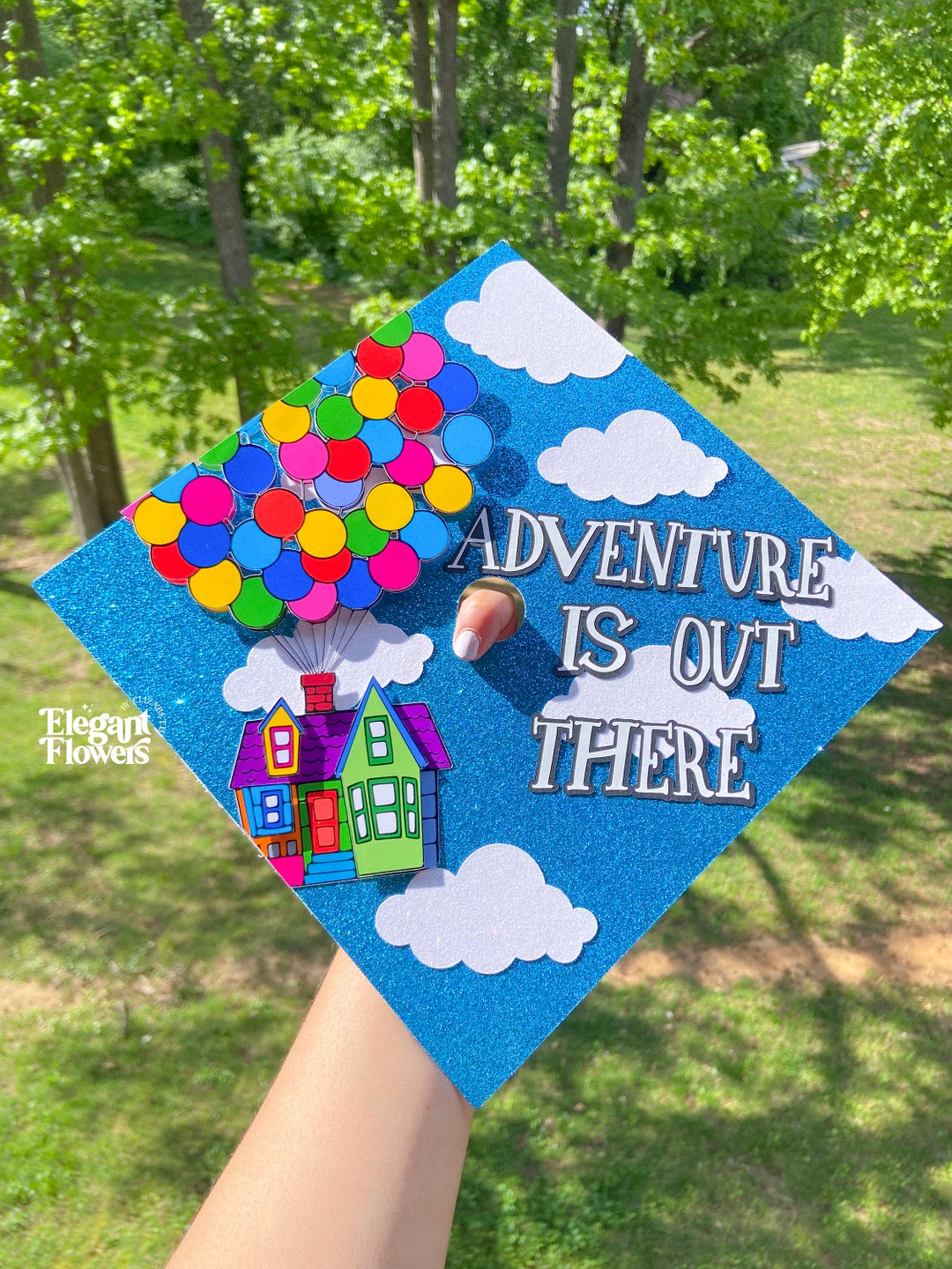 Graduation Cap Topper, Disney Grad Cap Topper, Grad Decoration, Cap ...
