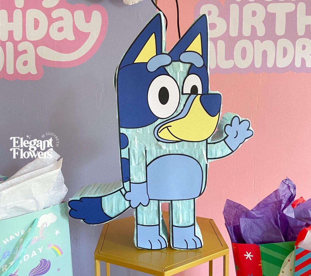 Bluey Pinata, Bluey Birthday Party, Bluey, Bingo Birthday Party, Bluey ...