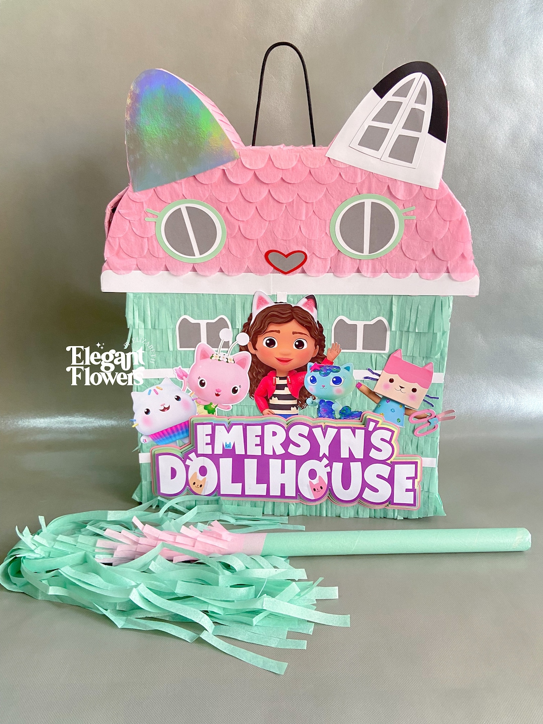 Pinata Gabby Dollhouse Pinata Gabby Dollshouse Party Decor - Etsy