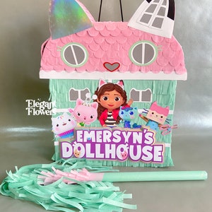 Pinata Gabbys Dollhouse, Gabbys Dollhouse Birthday Decoration, Pinata ...