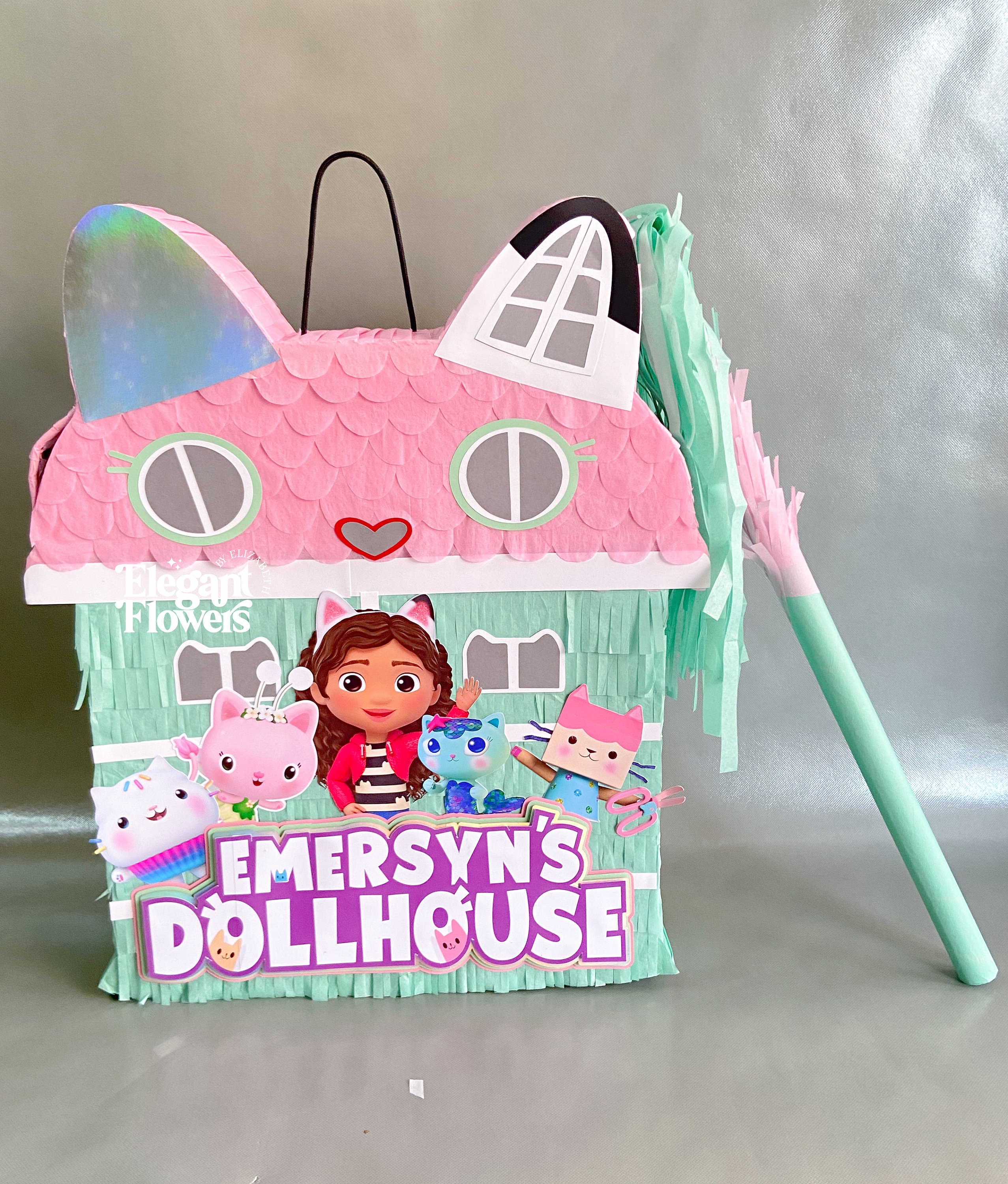 Pinata Gabbys Dollhouse, Gabbys Dollhouse Birthday Decoration, Pinata ...