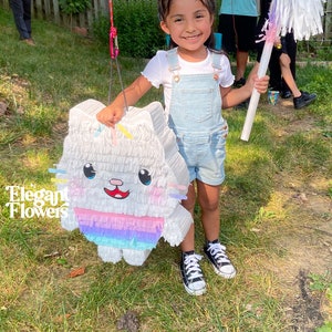 Gabby Dollhouse Pinata, Pinata Cakey Cat, Pinata Kitty Cupcake, Gabby ...