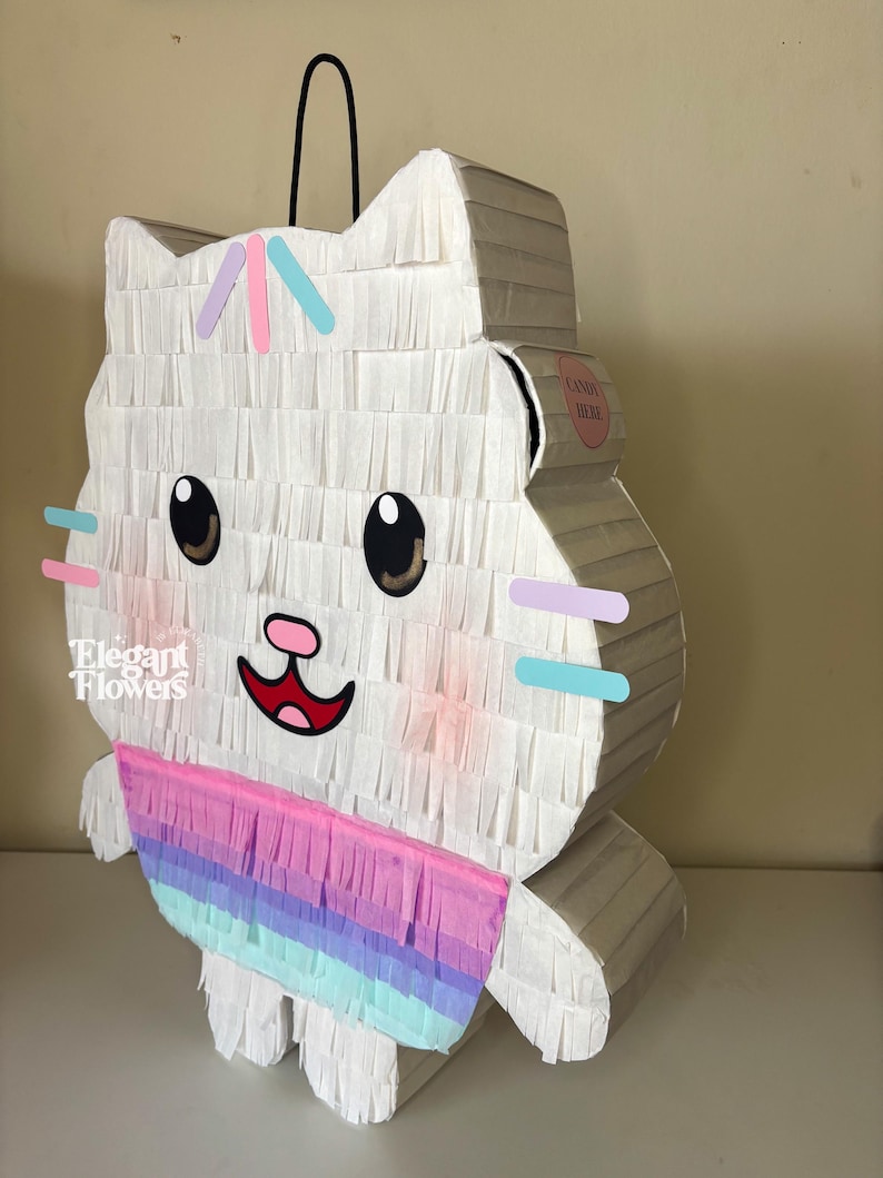 Gabby Dollhouse Pinata, Pinata Cakey Cat, Pinata Kitty Cupcake, Gabby ...