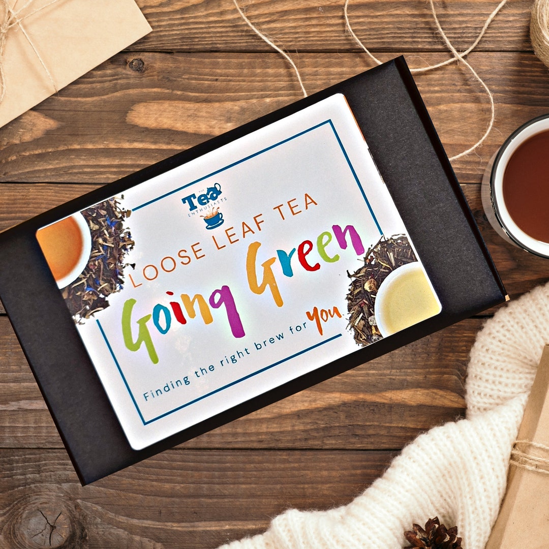 Going Green Loose Leaf Tea Box Set - 5 X Whole Leaf Teas & Infuser ...