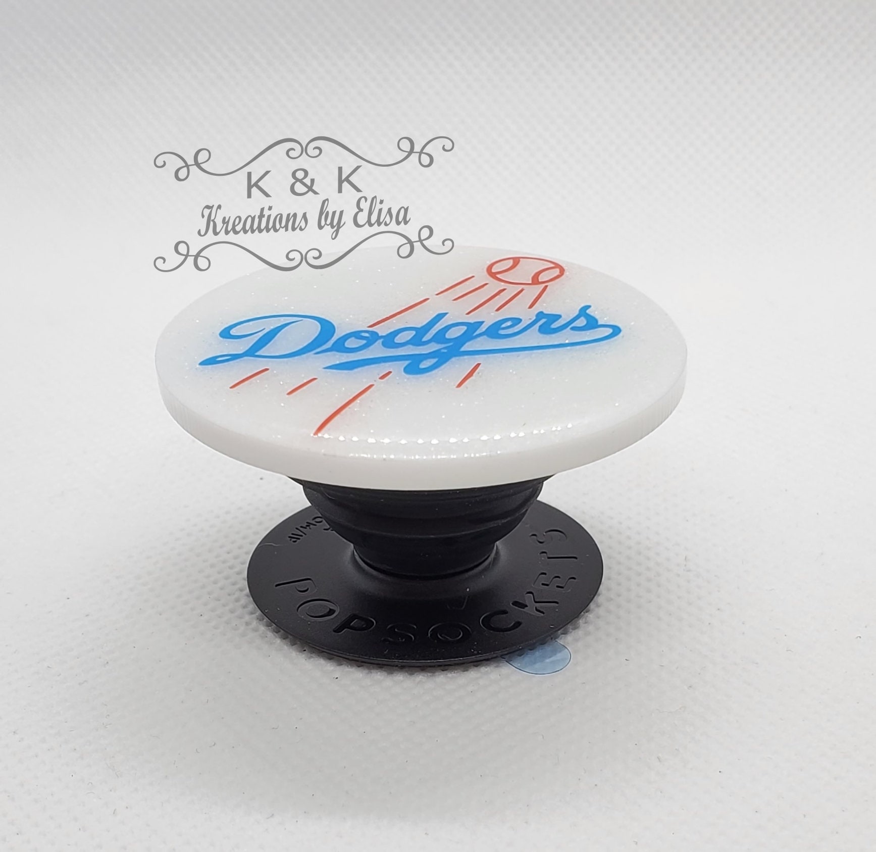 LA Dodgers Logo inspired Authentic PopSocket / Phone Grip / | Etsy