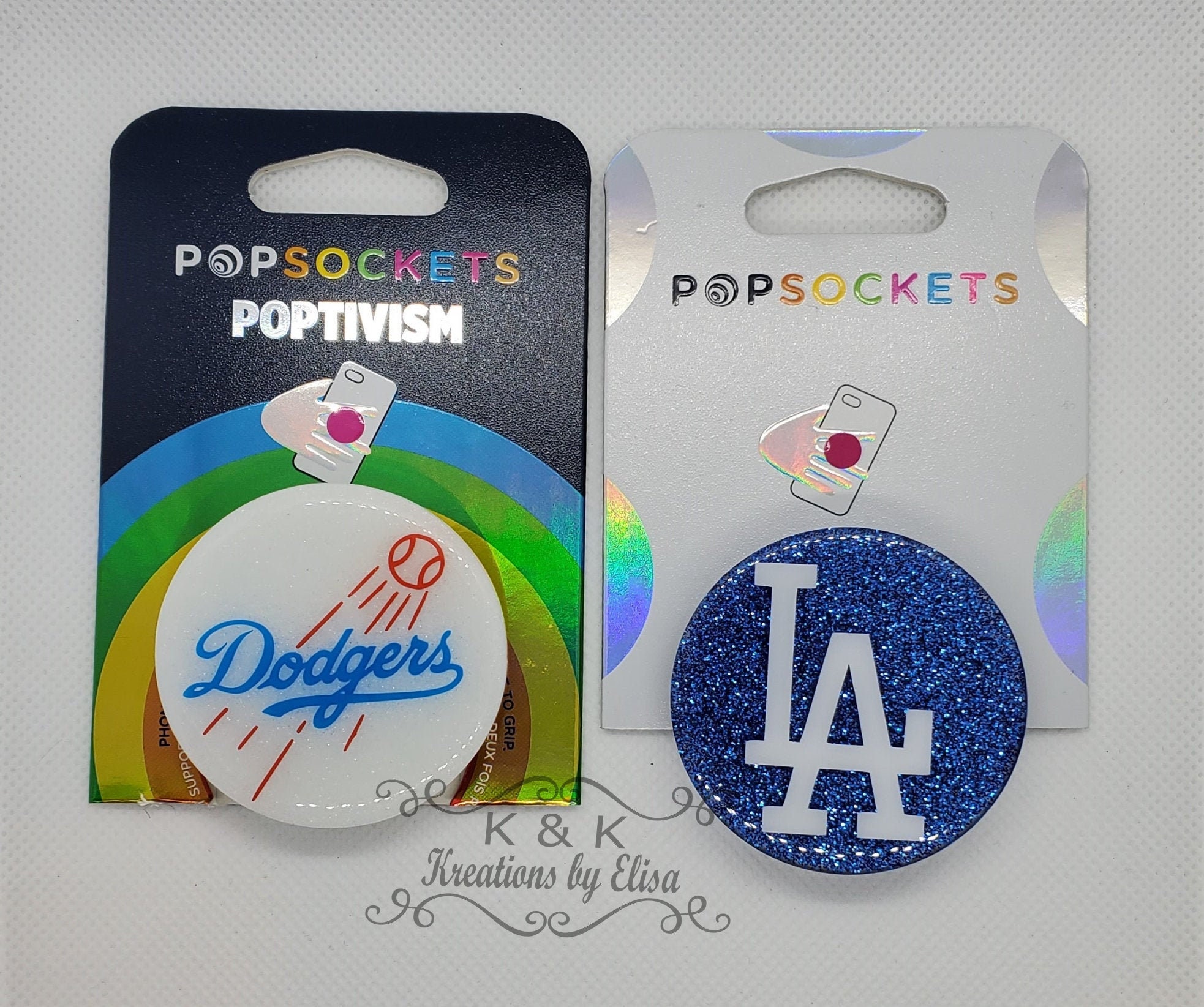 LA Dodgers Logo inspired Authentic PopSocket / Phone Grip / | Etsy