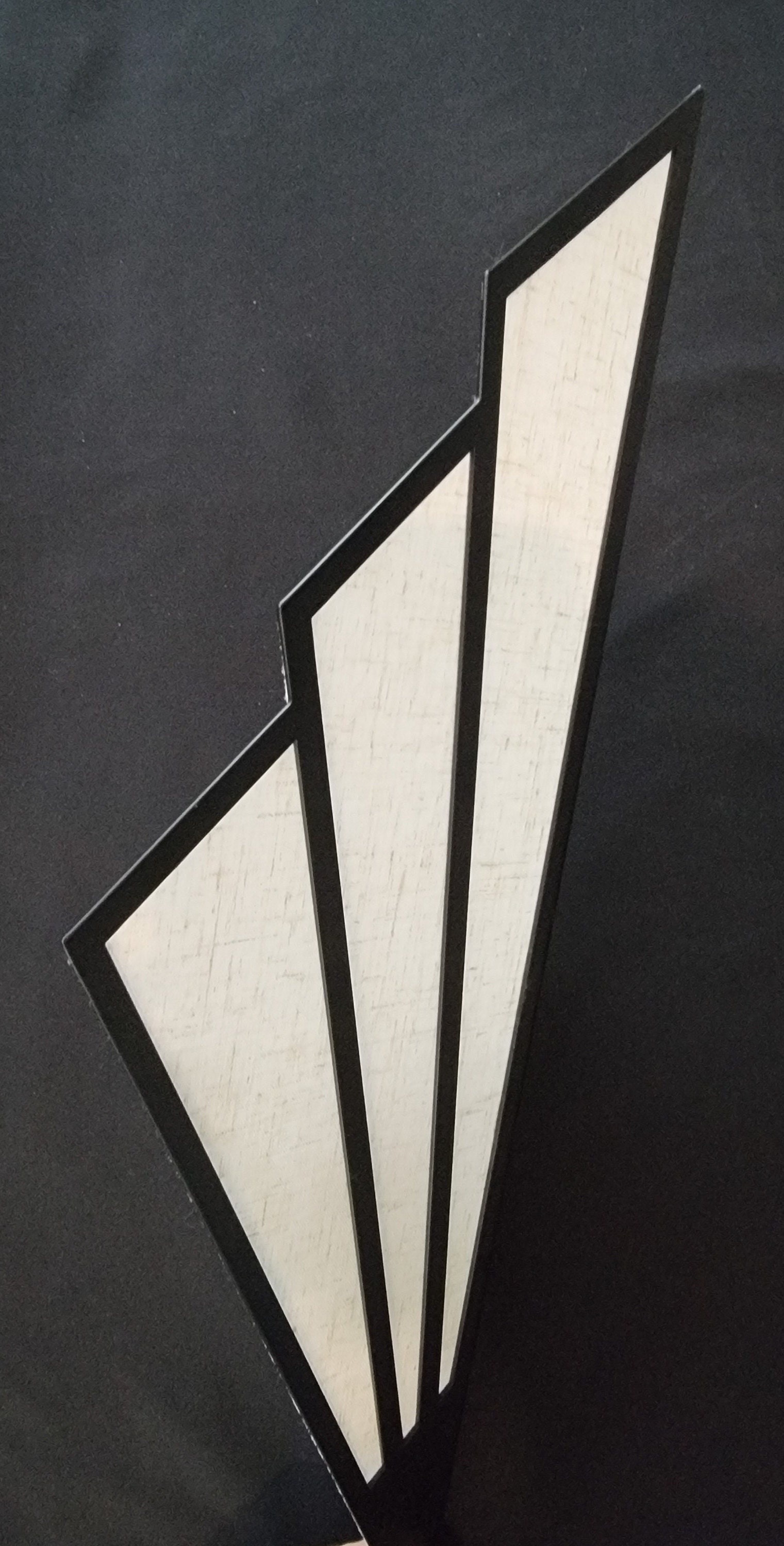 Battery Powered Art Deco Wall Sconce | Made in USA - Etsy