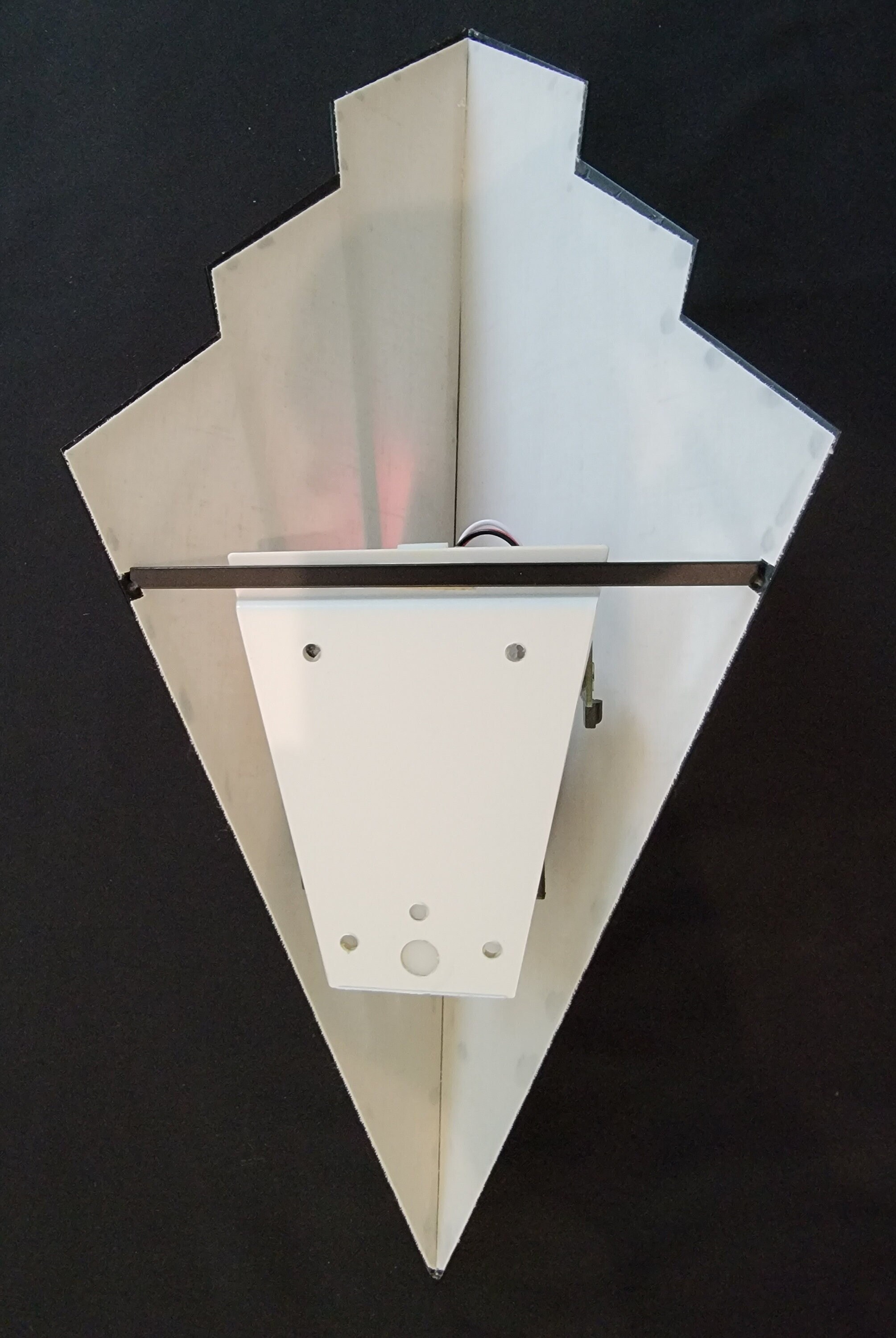Battery Powered Art Deco Wall Sconce | Made in USA - Etsy