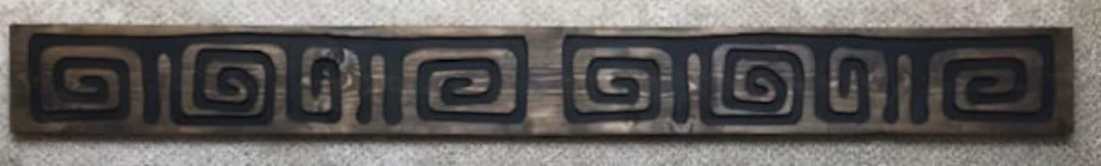 Tiki Carved Panel 72" X 7.25" X 0.75" - Manufacting Files - .DXF, .SVG ...