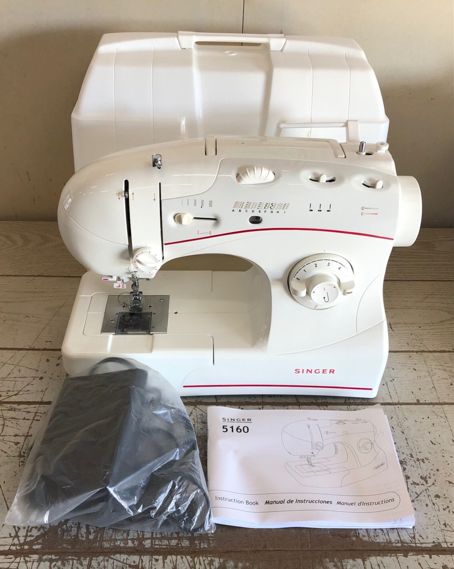 Singer Sewing Machine Model 5160 Great Condition With Carrying | Etsy