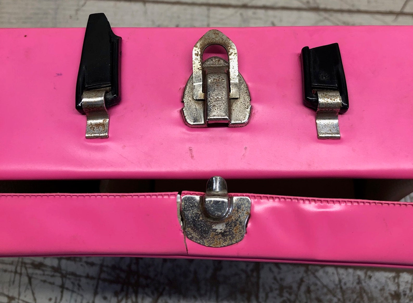 Vintage 1968 Mattel Barbie Fashion Trunk Barbie Doll Case Chest Storage ...