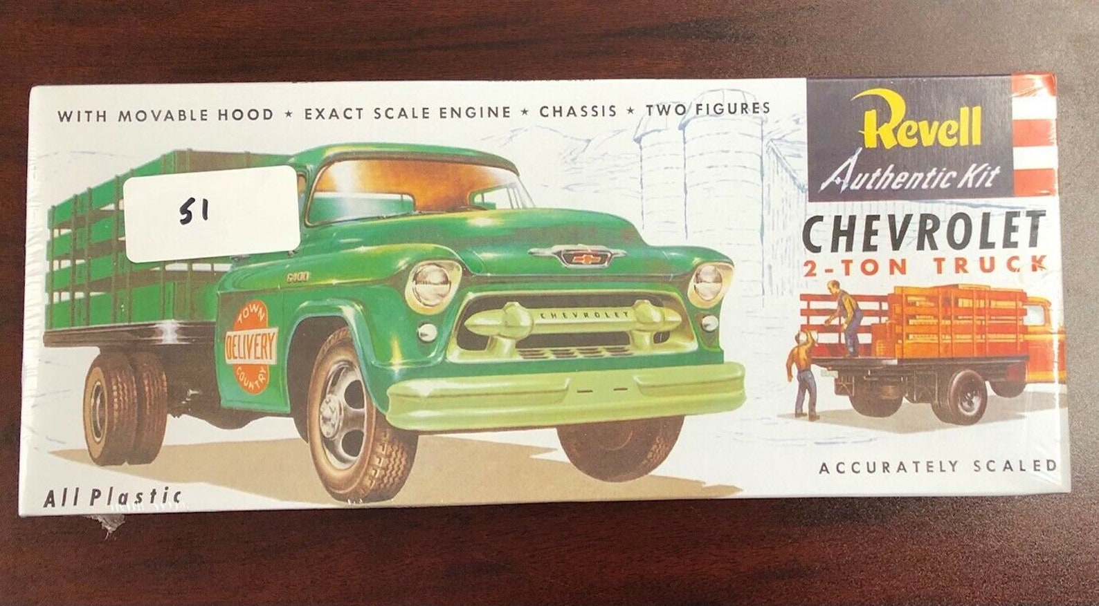 Revell CHEVROLET 2-TON TRUCK Scale Model Kit H-1401:98 1994 Reissue in ...