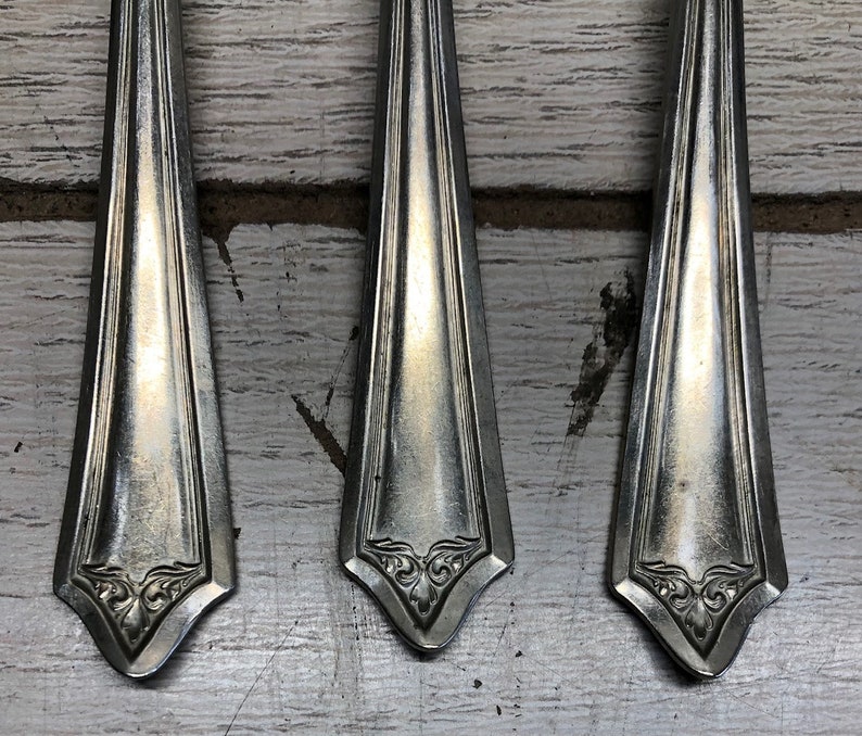 Vintage Flatware Panama Silverware Plate 24 Pieces Knife Knives Forks ...