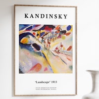 Wassily Kandinsky Cossacks 1910 Canvas Wall Art,kandinsky Cosaques ...