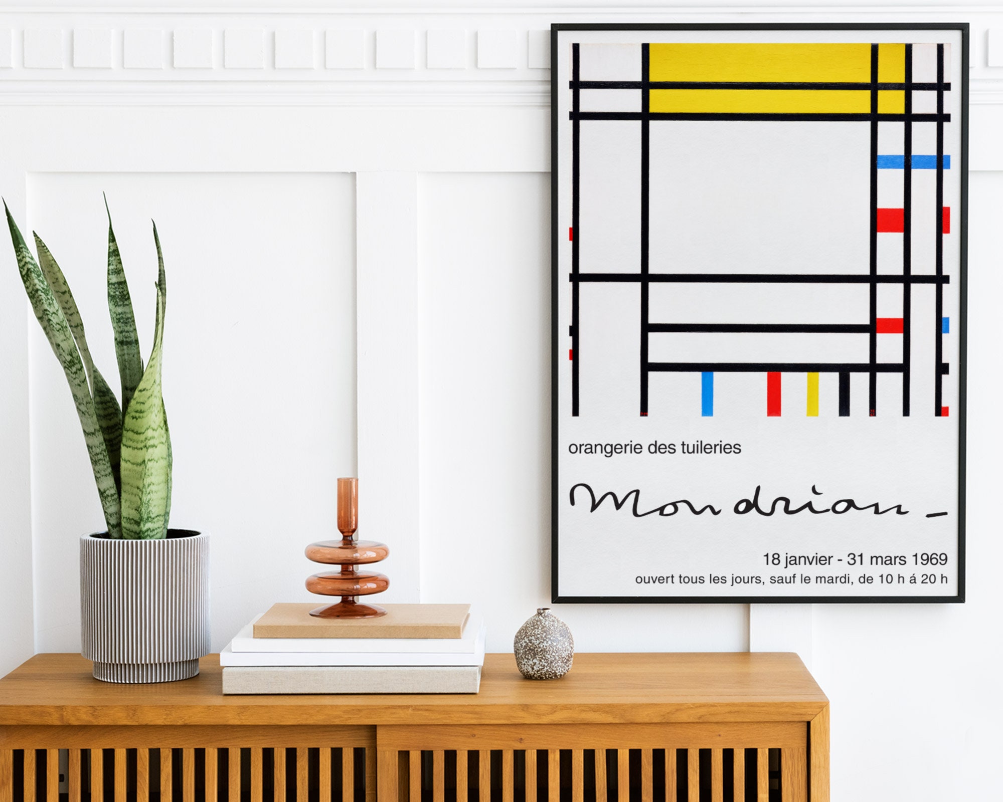 Piet Mondrian Poster Mondrian Print Place De La Concorde - Etsy UK